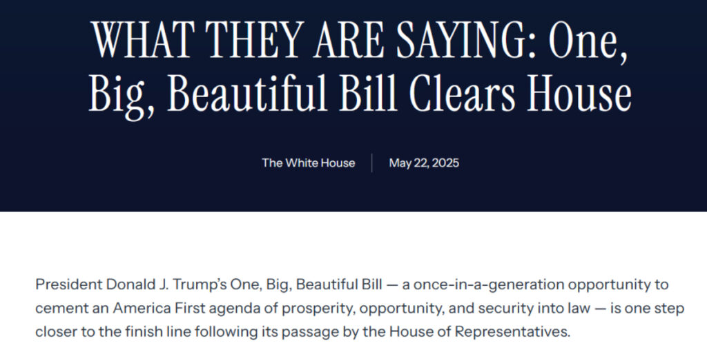 What Does the Big Beautiful Bill Mean for Preppers?